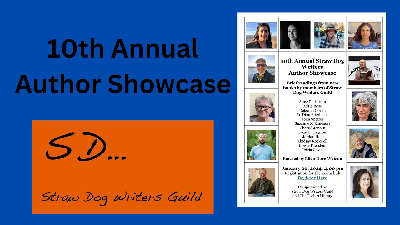 Straw Dog Writers Guild 10th Annual Author Showcase - YouTube