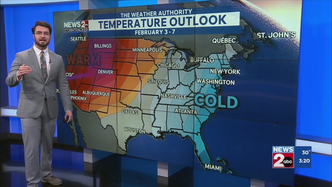 Temperature outlook with News 2 meteorologist Alex Libby - YouTube