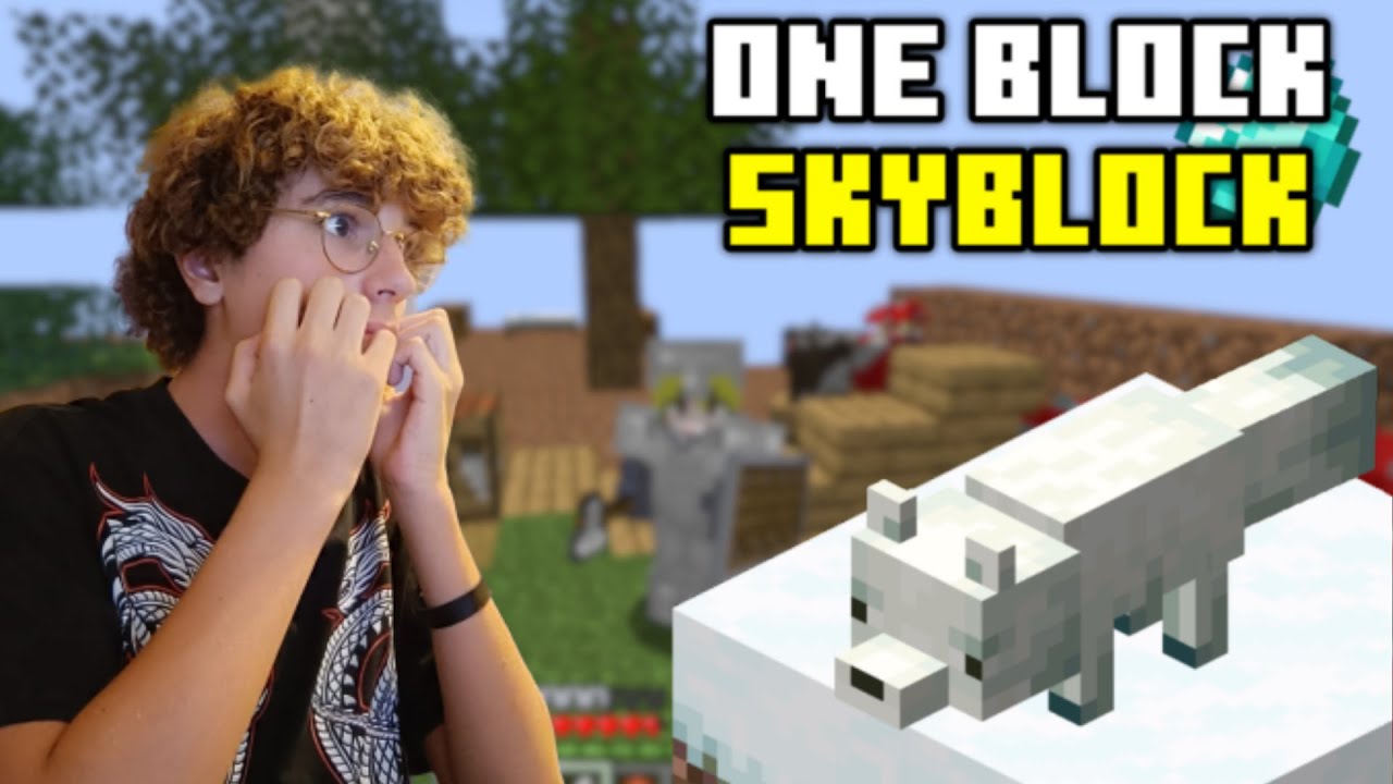 TROVO LA VOLPE ALBINA SU MINECRAFT!!! -One Block Skyblock #1 - YouTube