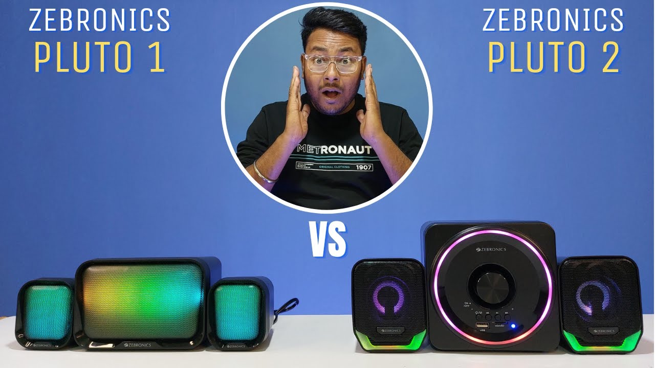 Zebronics Zeb Pluto 1 vs Zebronics Zeb Pluto 2 | Best Bluetooth Laptop/Desktop Speaker Under ...