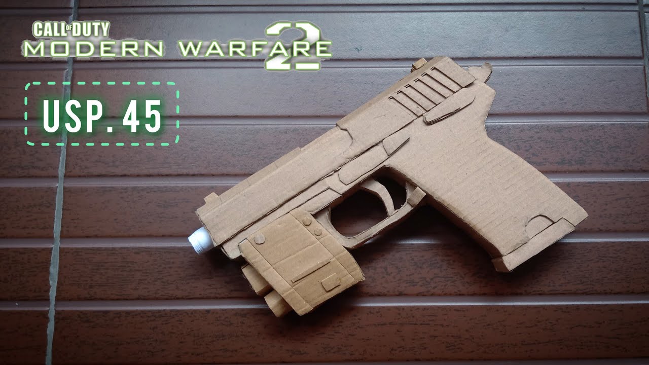 Cardboard USP 45 🇩🇪 [COD MW 2 Model] - YouTube