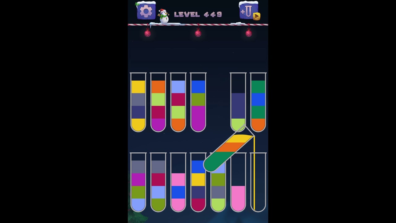 Sort Water Color Puzzle Level 449 - YouTube