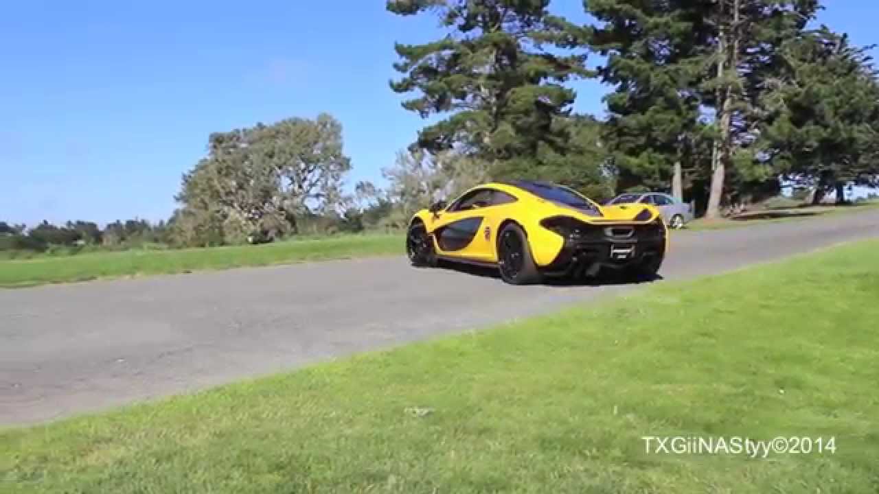 Volcano Yellow McLaren P1 - YouTube