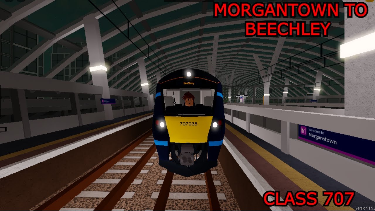 SCR Timelapse - Morgantown - Beechley In The Class 707 - YouTube