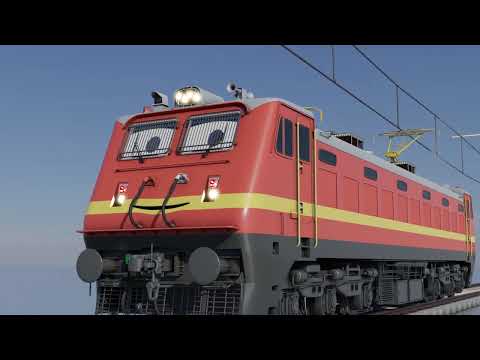 Say Hi to our WAP-4 Locomotive|The Amazing WAP4|rail toon|WAP4 start up|Indian Railways| Train toon
