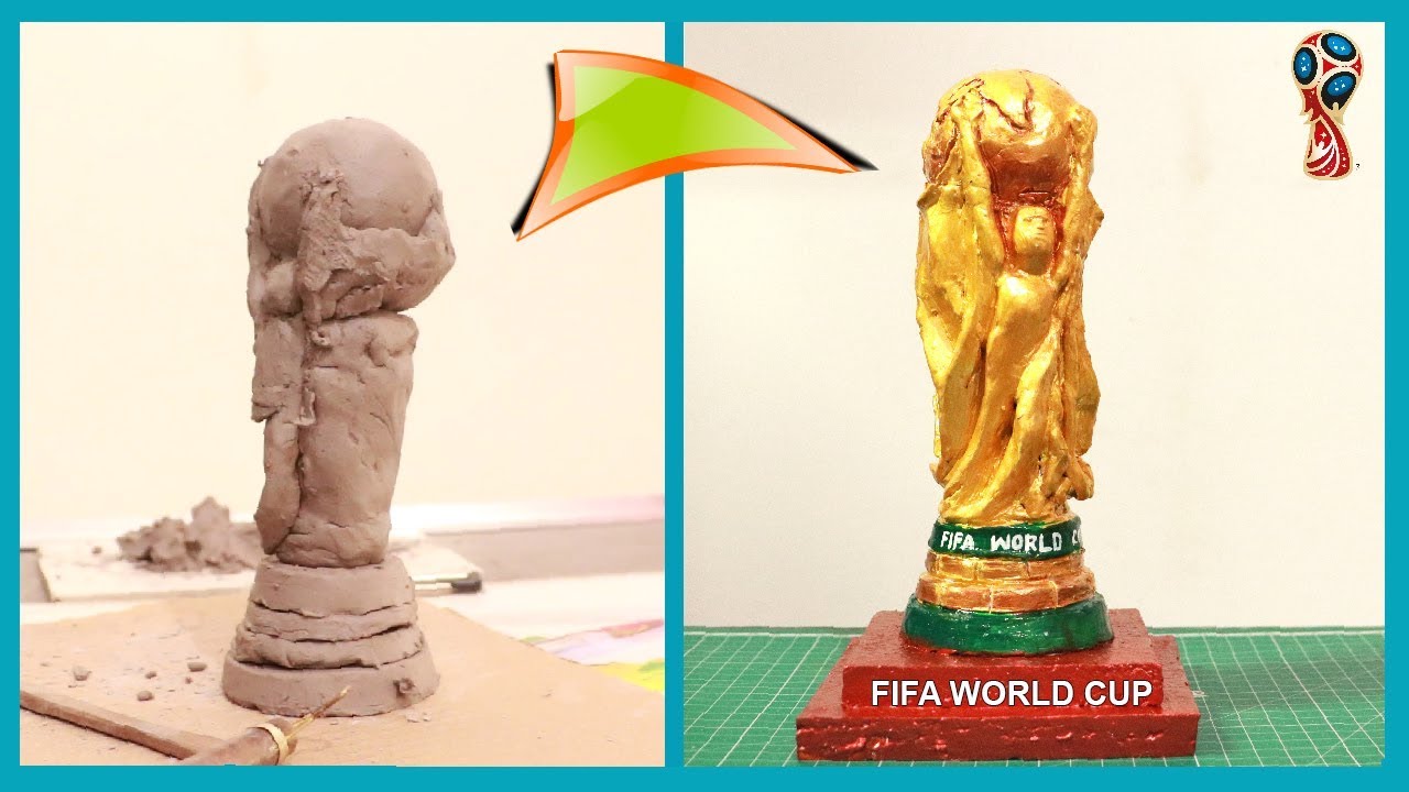 Amazing FIFA World Cup Trophy How To Make FIFA World Cup 2018 Trophy clay Modeling YouTube amazing-fifa-world-cup-trophy-how-to-make-fifa-world-cup-2018-trophy-clay-modeling-youtube