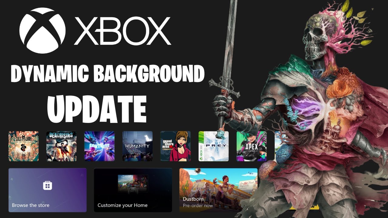 New Xbox Dynamic Wallpaper Update - YouTube