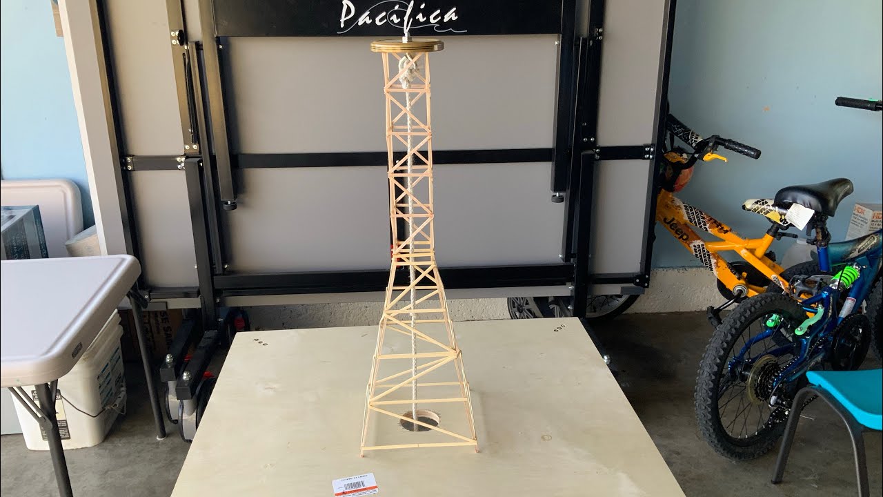 Science Olympiad Towers Test - YouTube