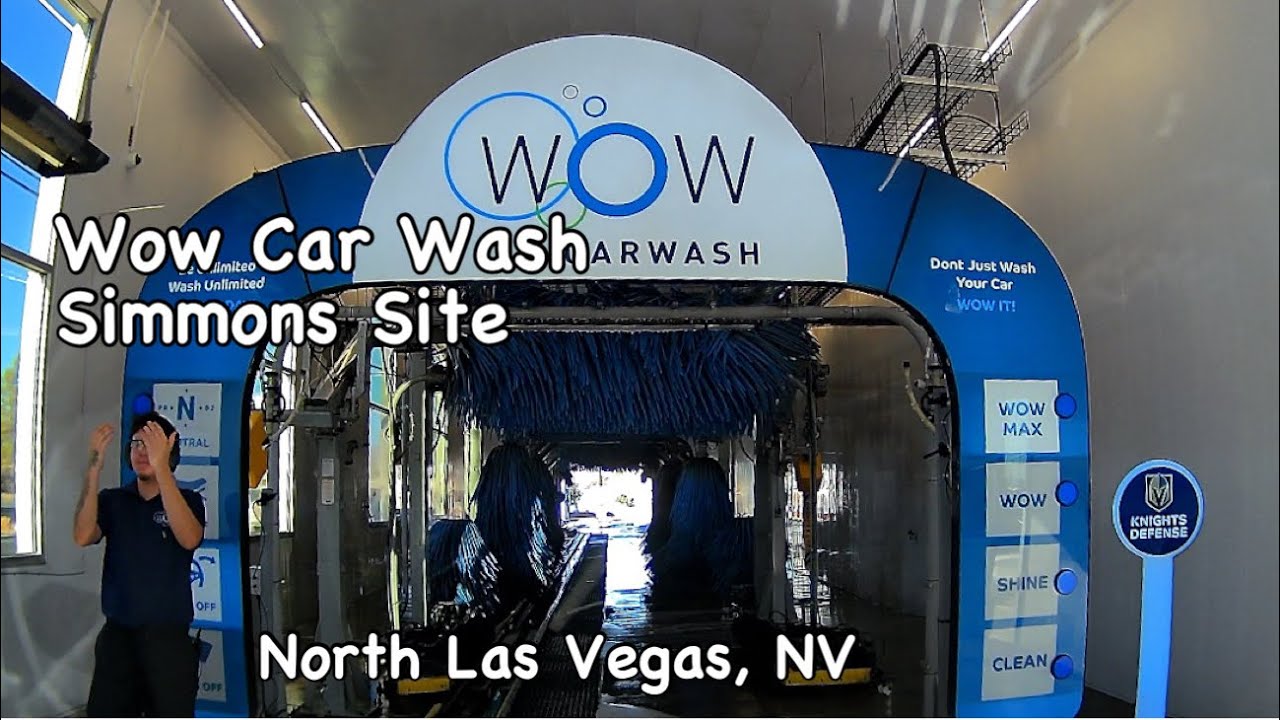Wow Car Wash - Simmons Site - YouTube