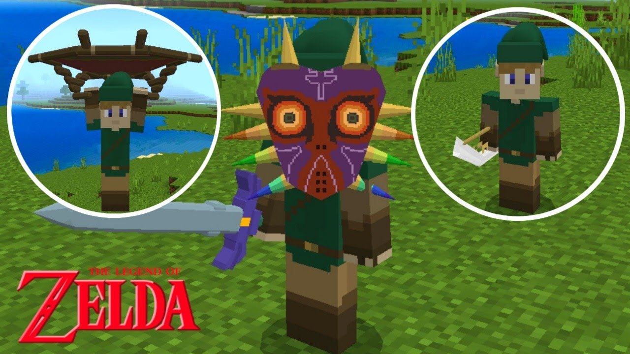 Addon The Legend of Zelda Para Minecraft PE!! - YouTube