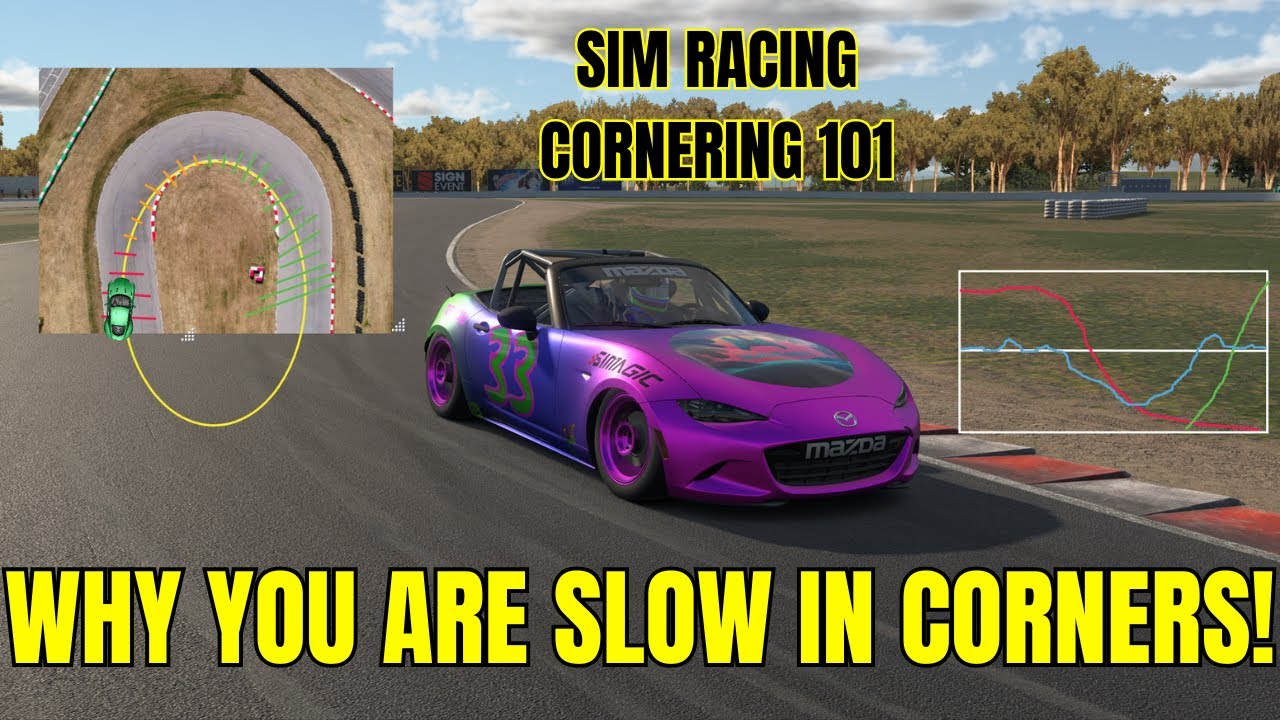 How To Corner Like A Pro In Sim Racing(Beginner Guide) - YouTube