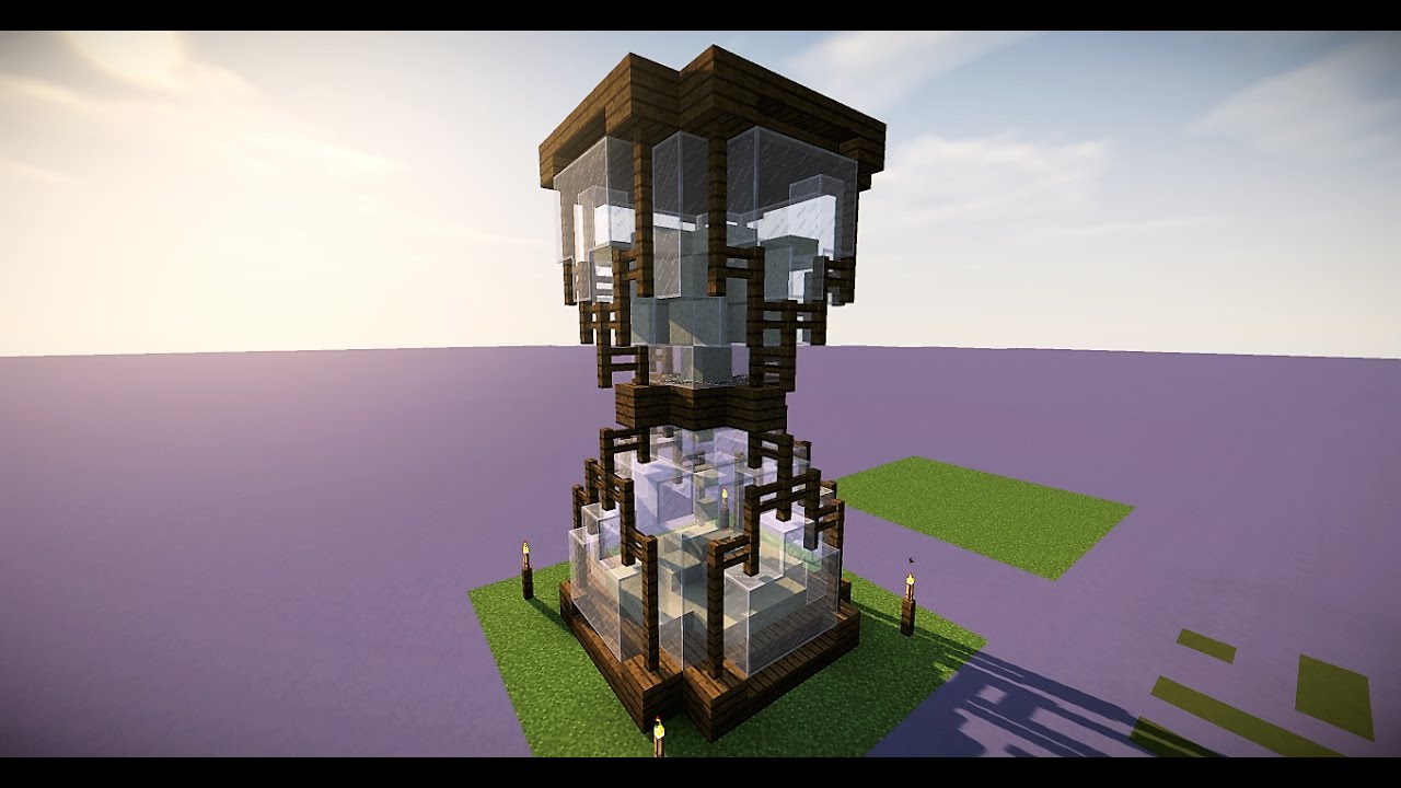 Reloj de Arena Minecraft Build - YouTube