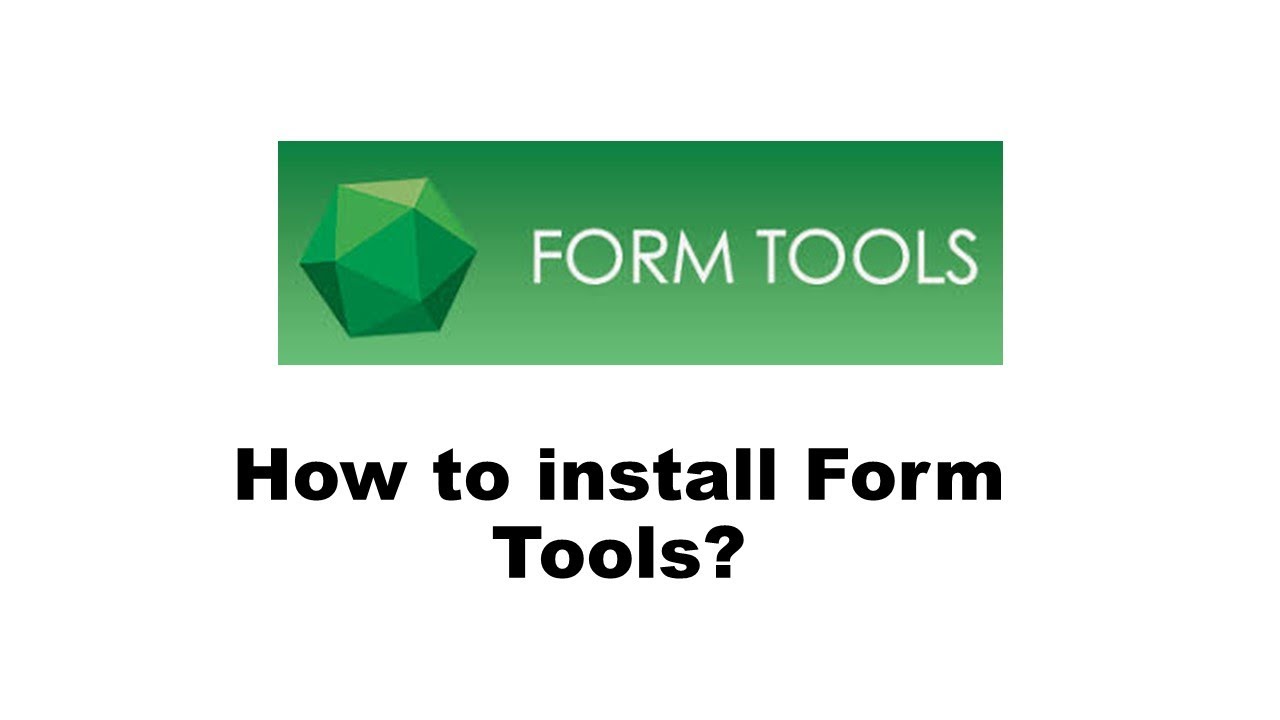 How to install Form Tools - YouTube
