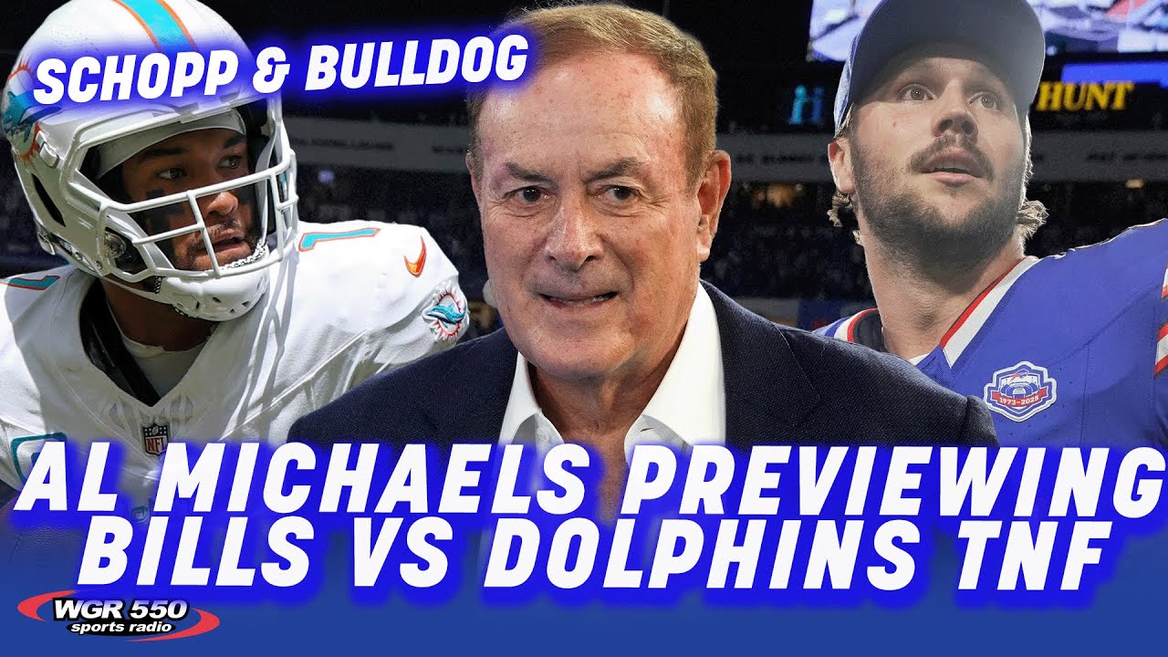 Al Michaels Previewing Bills VS Dolphins TNF Game and His Memories ...