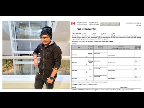 How to Fill Up Family Information Form for Canada Student Visa from ...