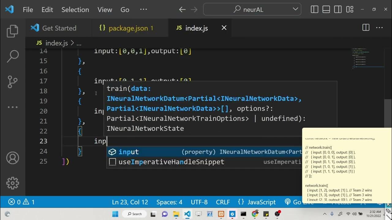 Brainjs Tutorial To Train Neural Networks With Data In Nodejs Using