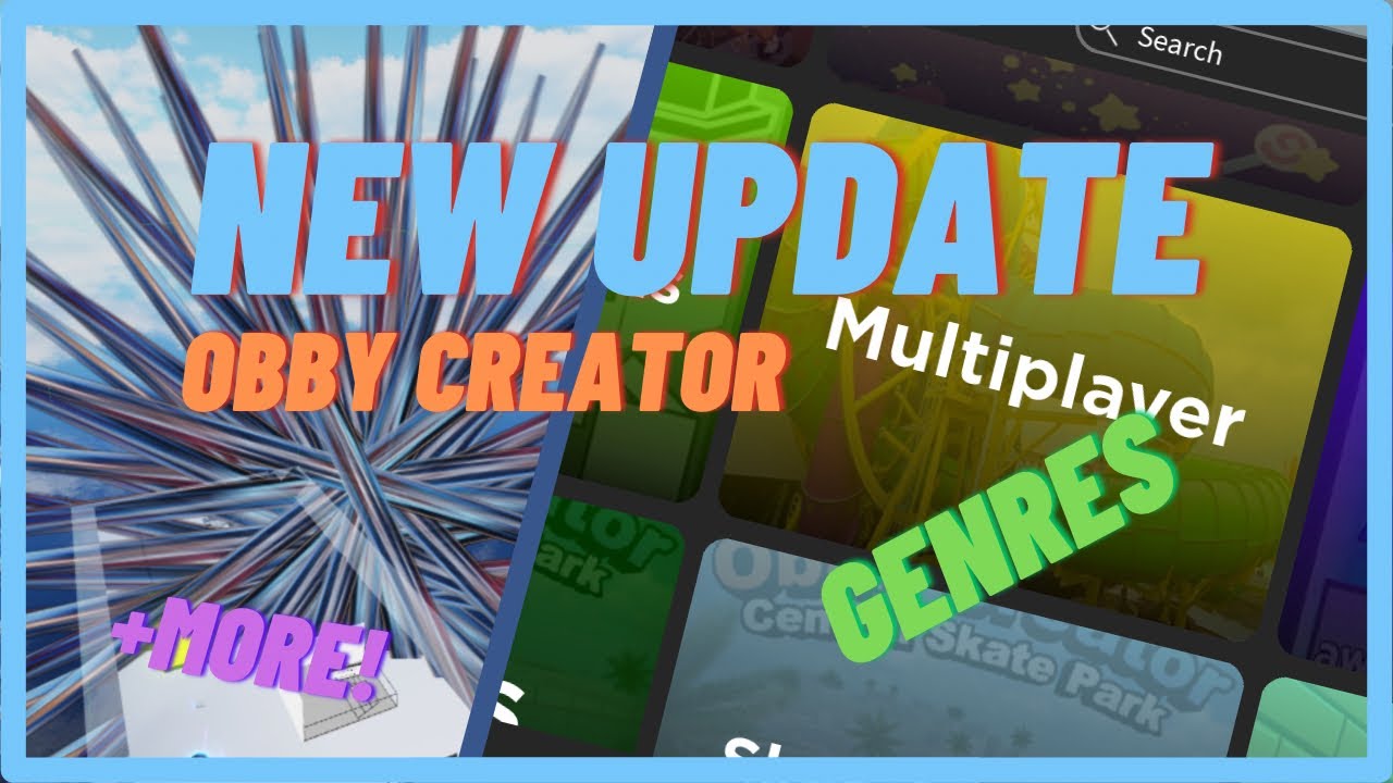 NEW OBBY CREATOR UPDATE! [Genres + More!] - YouTube