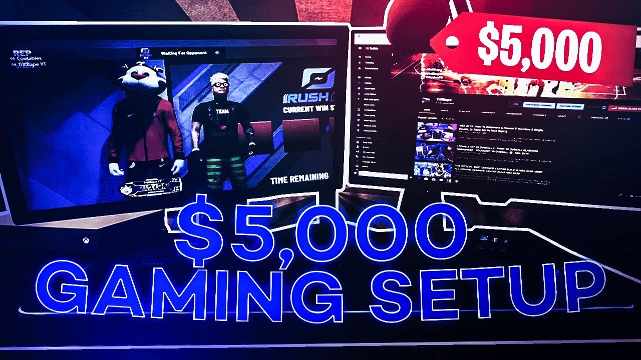 MY *NEW* $5000 GAMING SETUP ! 5K SUB SPECIAL ️ ! BEST GAMING SETUP OF ...