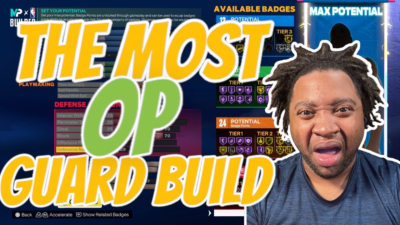 Playmaking Shot Creator 6’8 the most op guard build on 2k (must see ...