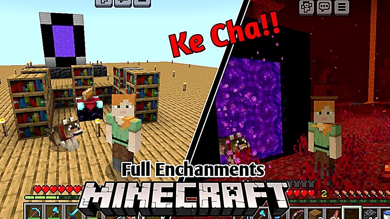 Fully enchanting ARMOR and visiting NETHER | Minecraft | - YouTube