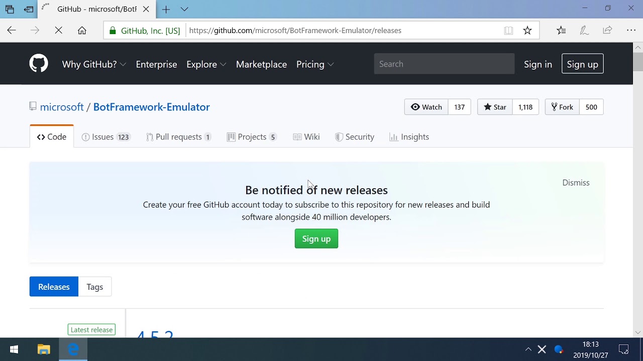 Bot Framework Emulatorのインストール手順 - YouTube
