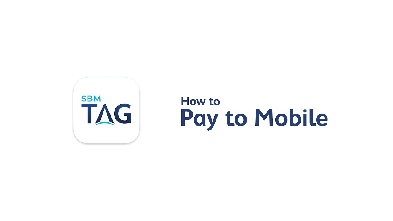 SBM TAG How to pay to mobile - YouTube
