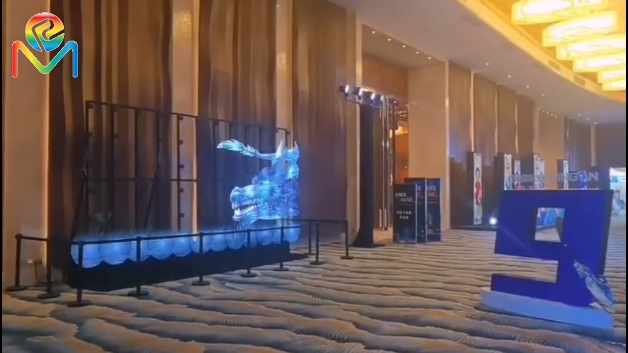 9*8 3d hologram LED wall - future is here #3D#3dhologramfan #3dledfan ...