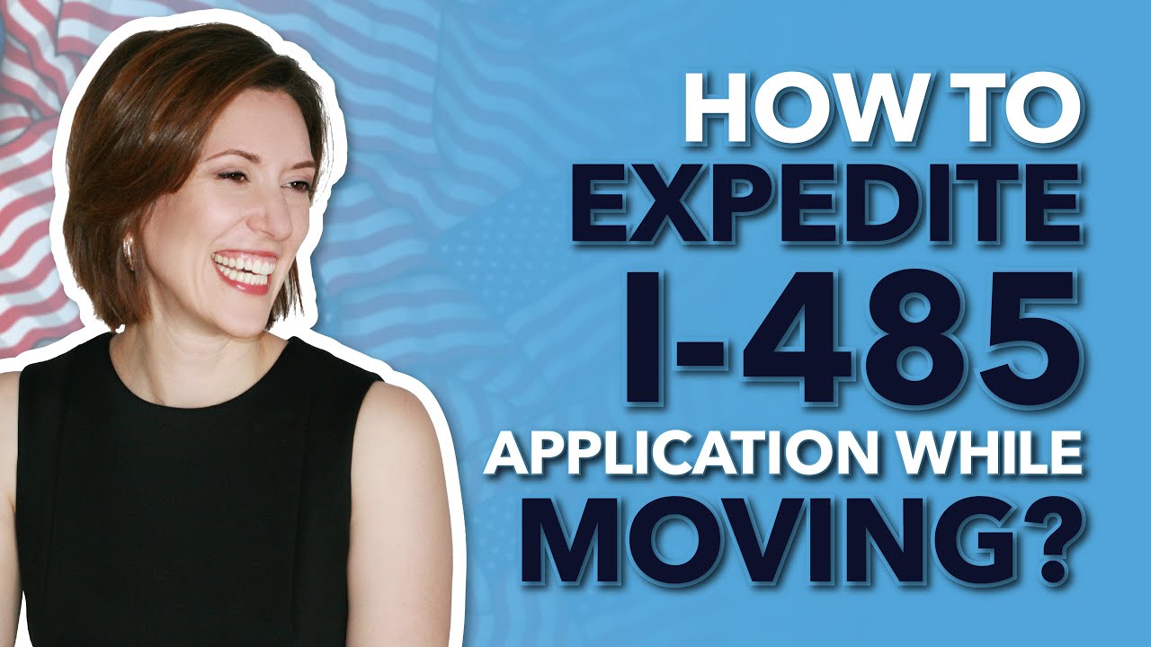 How to expedite I-485 application while moving? - YouTube