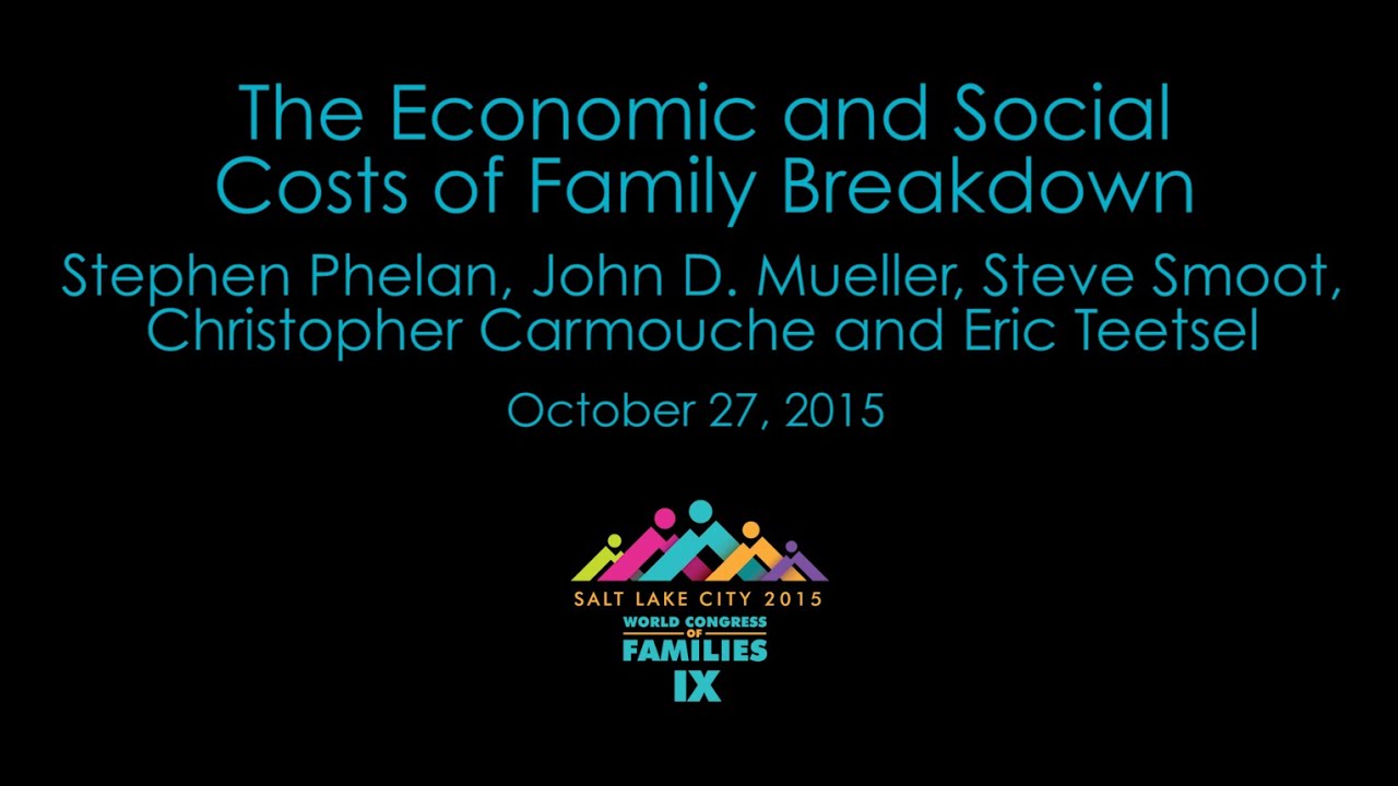 The Cost of Family Breakdown - John D. Mueller, Steve Smoot ...