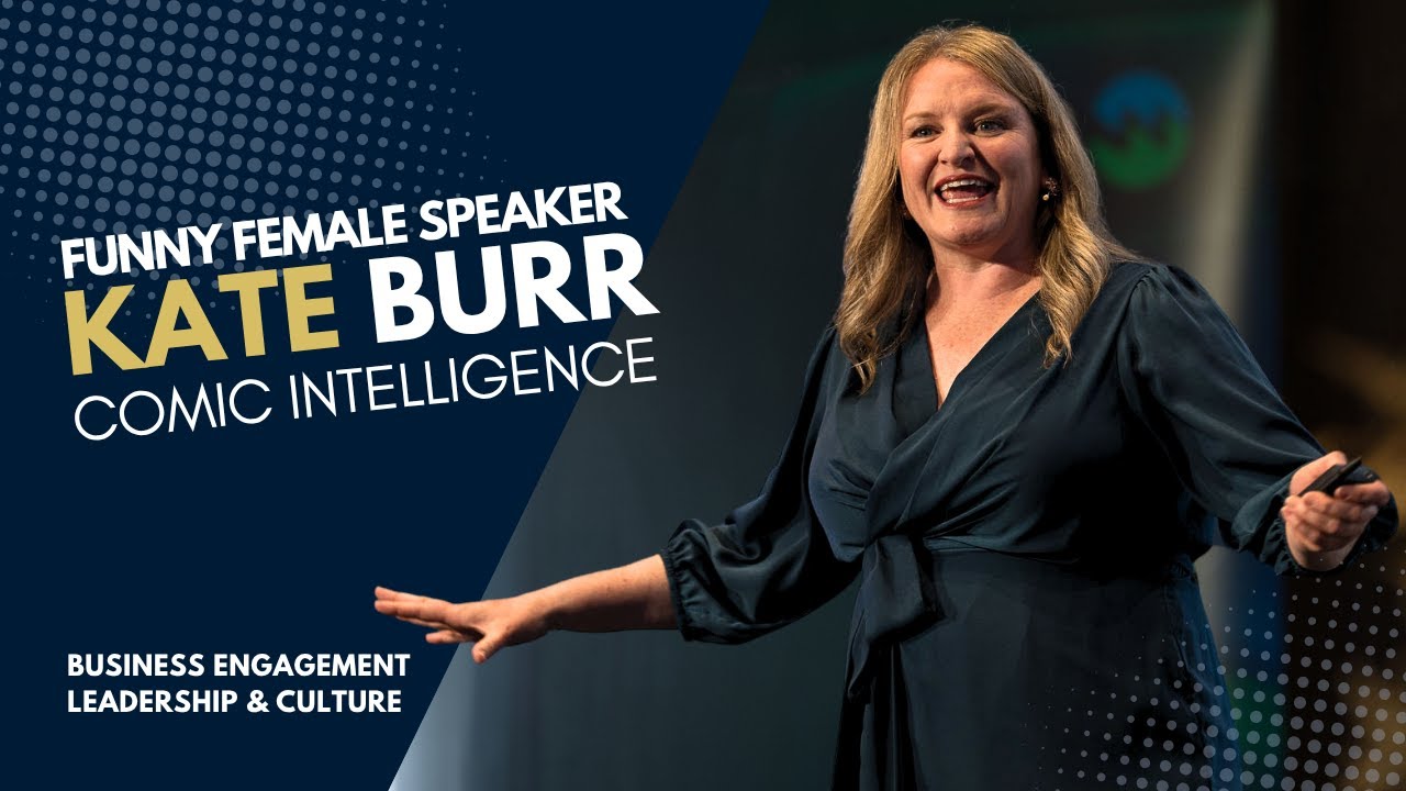 Kate Burr Funny Female Speaker Showreel - YouTube