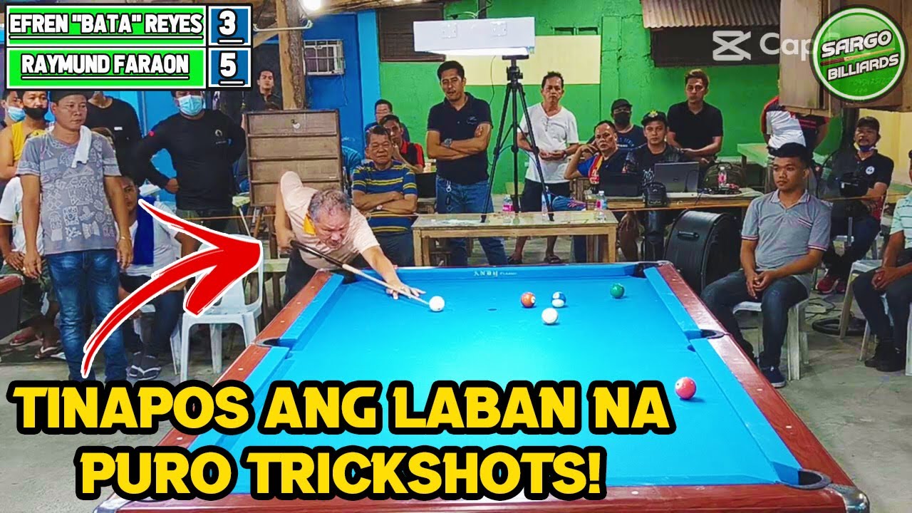 [5-FINAL] EFREN "BATA" REYES vs. RAYMOND FARAON - RACE 8 | MINDORO 11/ ...