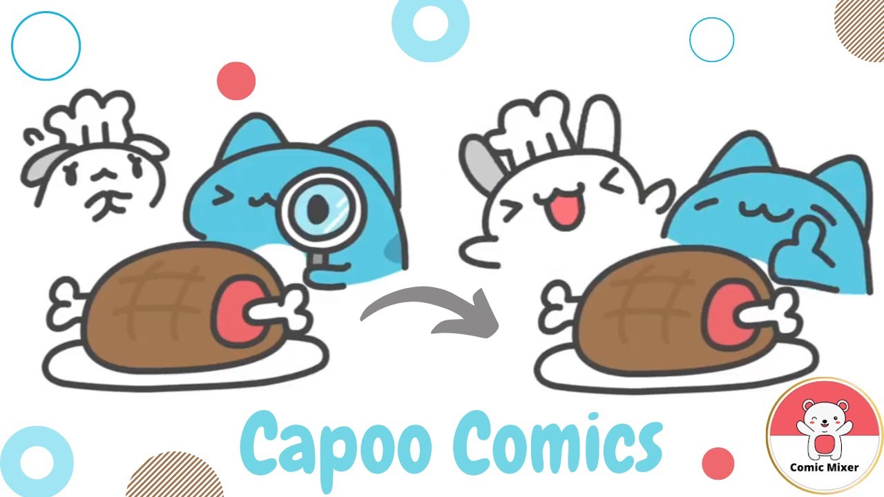 Blue cat- Capoo |funny comics|#20 - YouTube