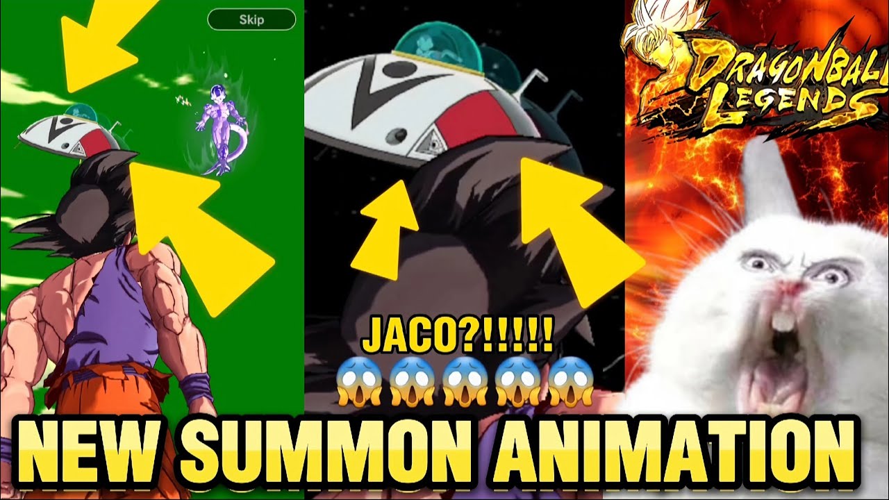 NEW JACO SPACESHIP SUMMON ANIMATION IN DRAGONBALL LEGENDS!!! 😱🔥 - YouTube