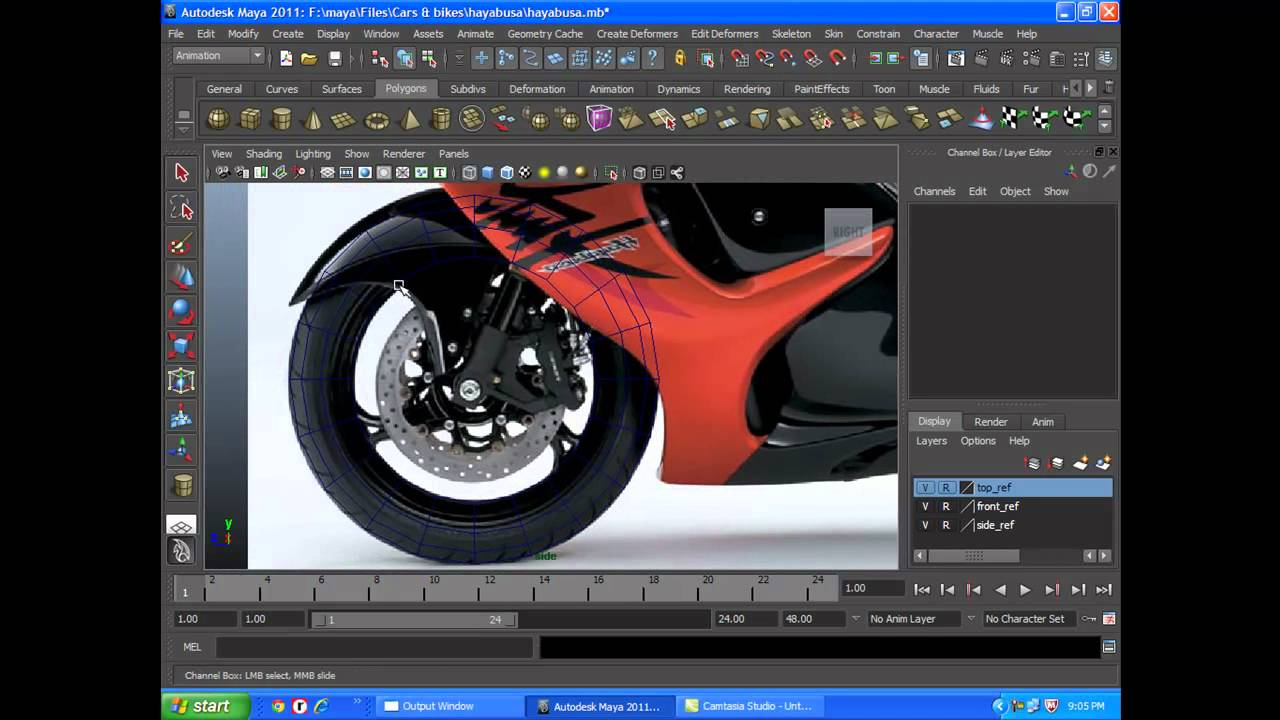 Hayabusa Modelling in Maya - 2011 Tutorial : Part 1 - YouTube