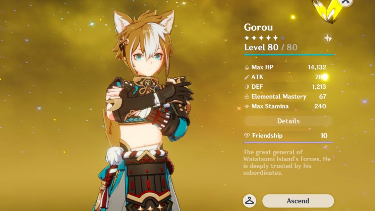 c6 Gorou buff showcase! (f2p c0 itto + c6 gorou buff) - YouTube