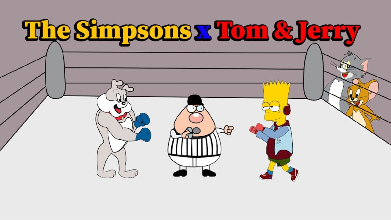 TOM & JERRY x THE SIMPSONS | BOXING KING - YouTube
