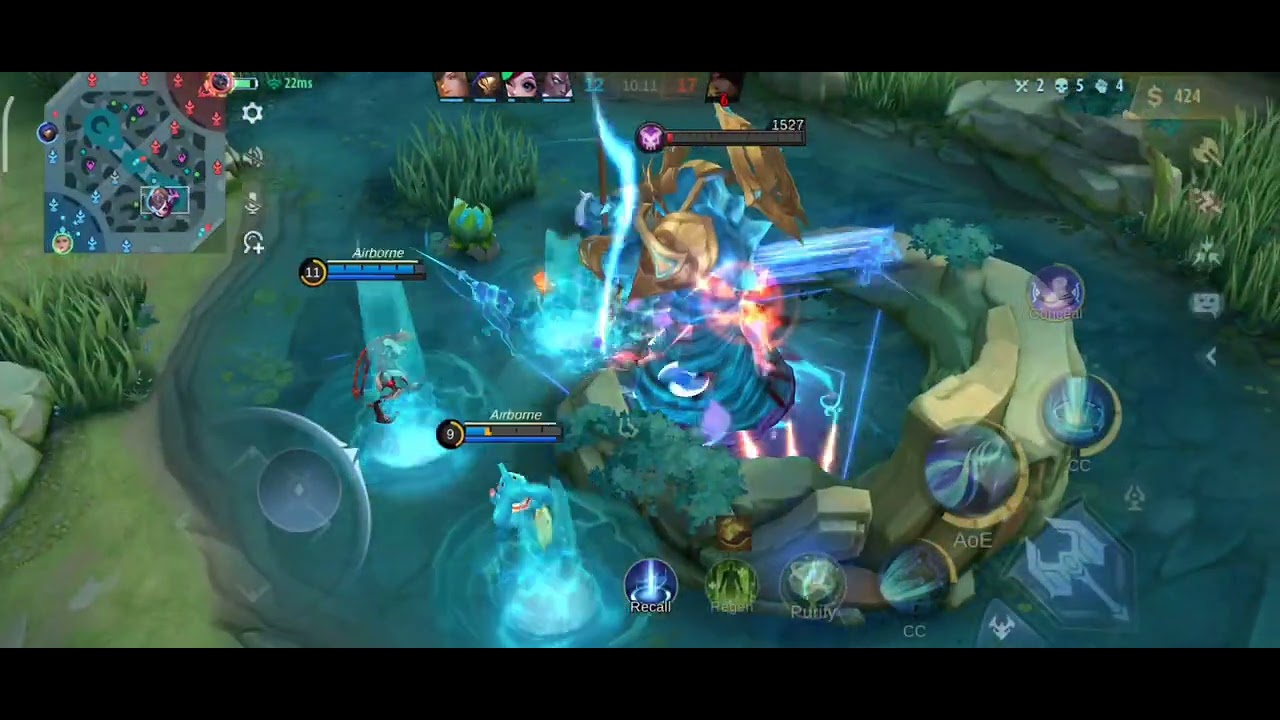 RANK. MOBILE LEGENDS. Build dan Emblem Silvana Tank - YouTube