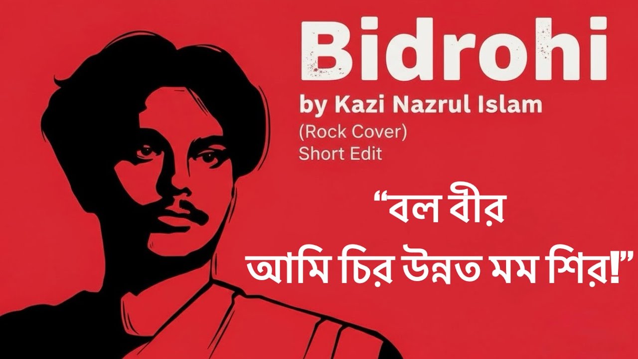 BIDROHI (Rock Cover – Short Version) written by Kazi Nazrul Islam - YouTube