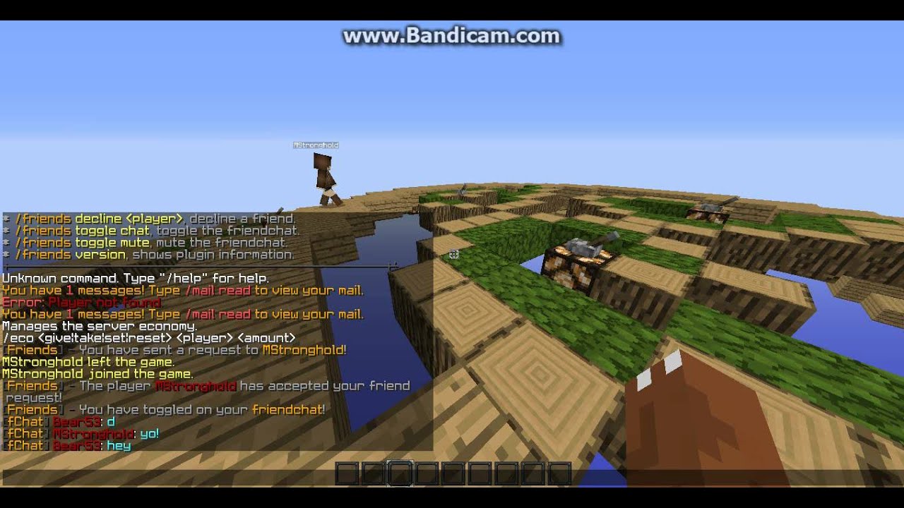 Minecraft Spigot Plugin Showcase [Friends v1.0] - YouTube