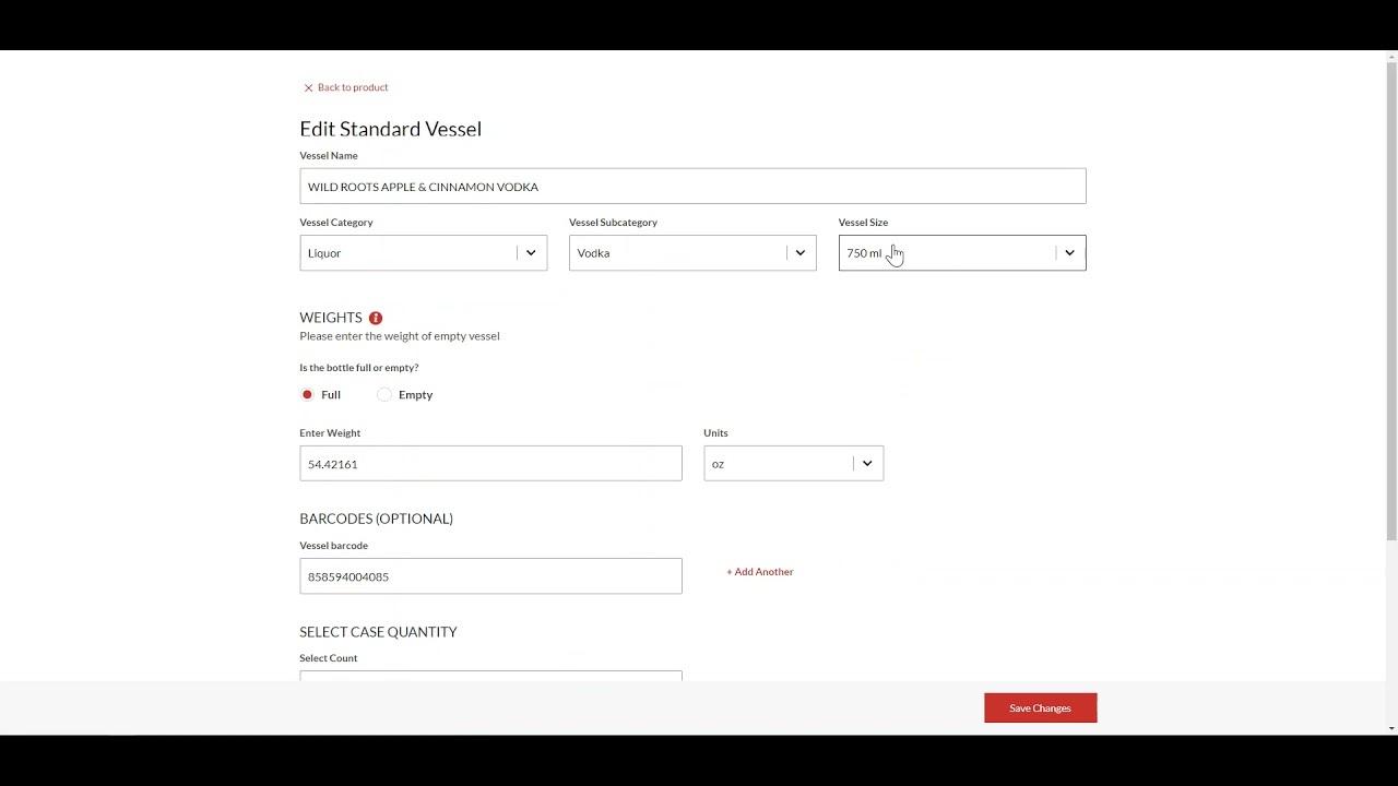 Bar i How to change the tare weight of local vessels - YouTube