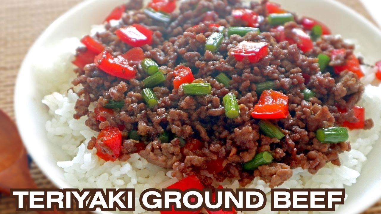 Japanese Teriyaki Ground Beef Rice Bowl｜Simple, Comforting & So Good ...