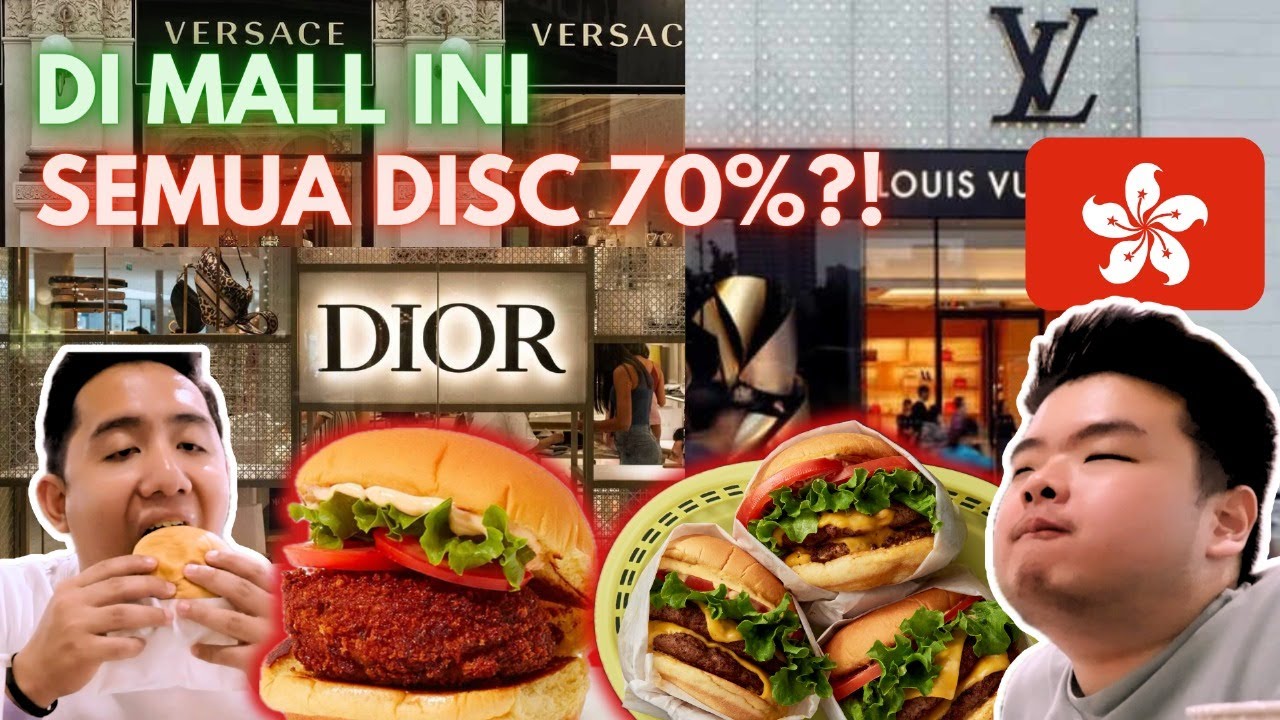 BRAND MEWAH DISC 70%⁉ BURGER PALING ENAK DI DUNIA!! MALL MEWAH SERBA ...