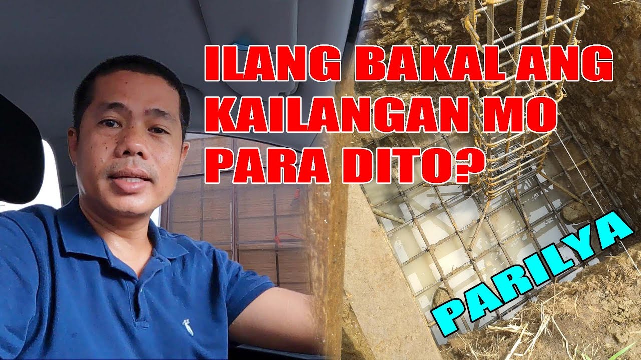 paano mag-estimate ng bakal ng pundasyon | parilya | column footing ...