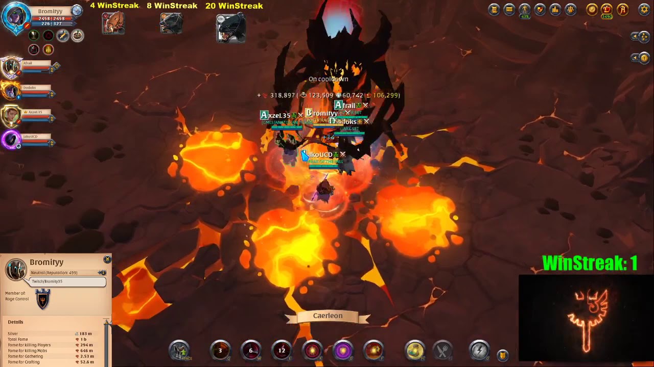 Albion Online - 5 vs 5 HellGate - Halberd #34 - YouTube