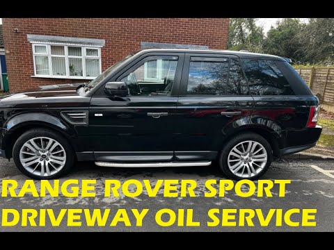 Range Rover Sport - Low cost DIY driveway service - YouTube