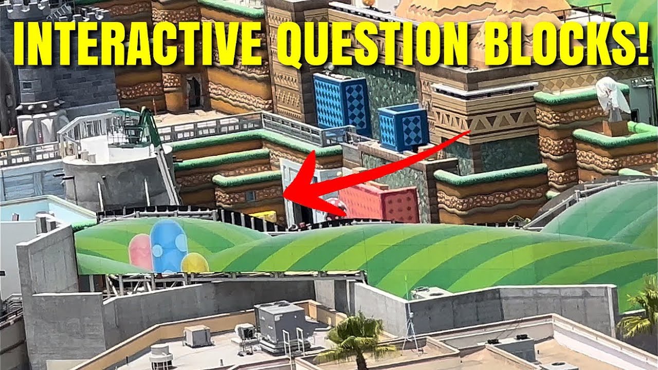 More Interactive Question Blocks Added! | Super Nintendo World Update ...