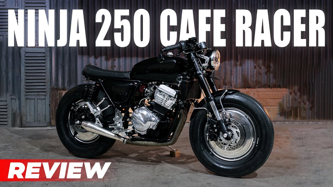 KAWASAKI NINJA 250 CUSTOM CAFE RACER BY ENGGAL MODIFIED - YouTube