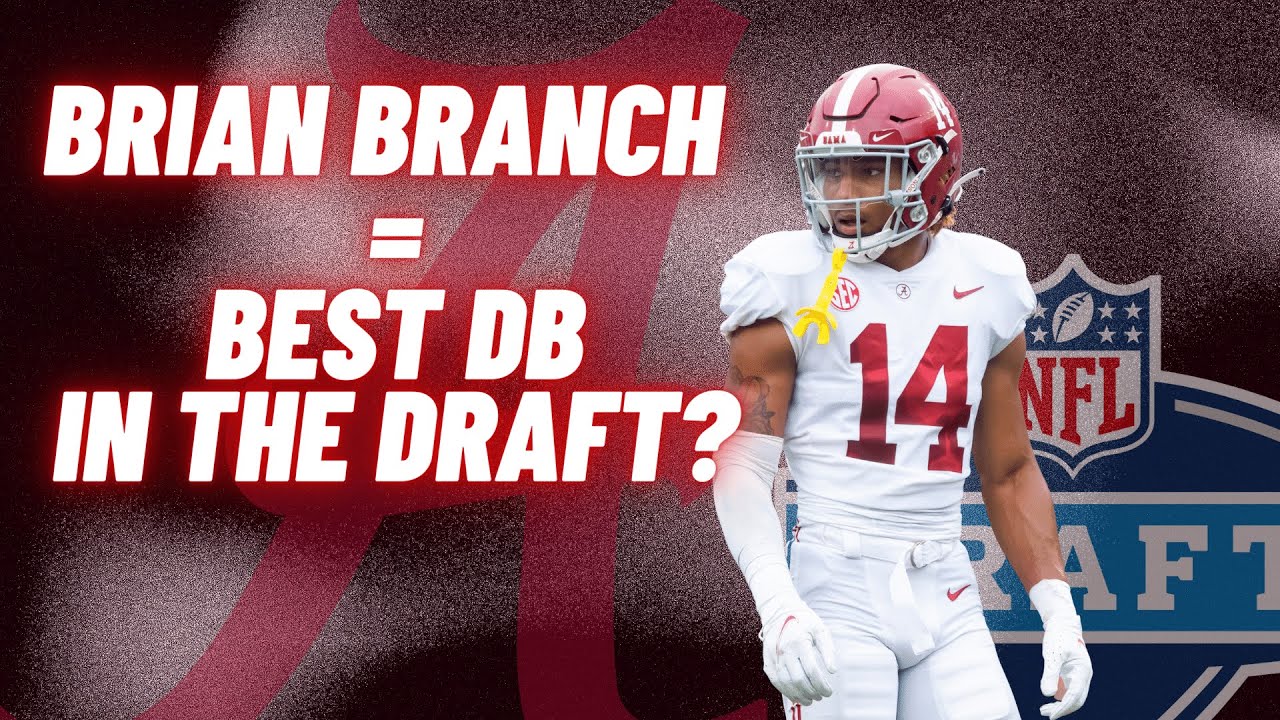 Is Brian Branch The BEST DB In The Draft? | 2023 NFL Draft Film - YouTube
