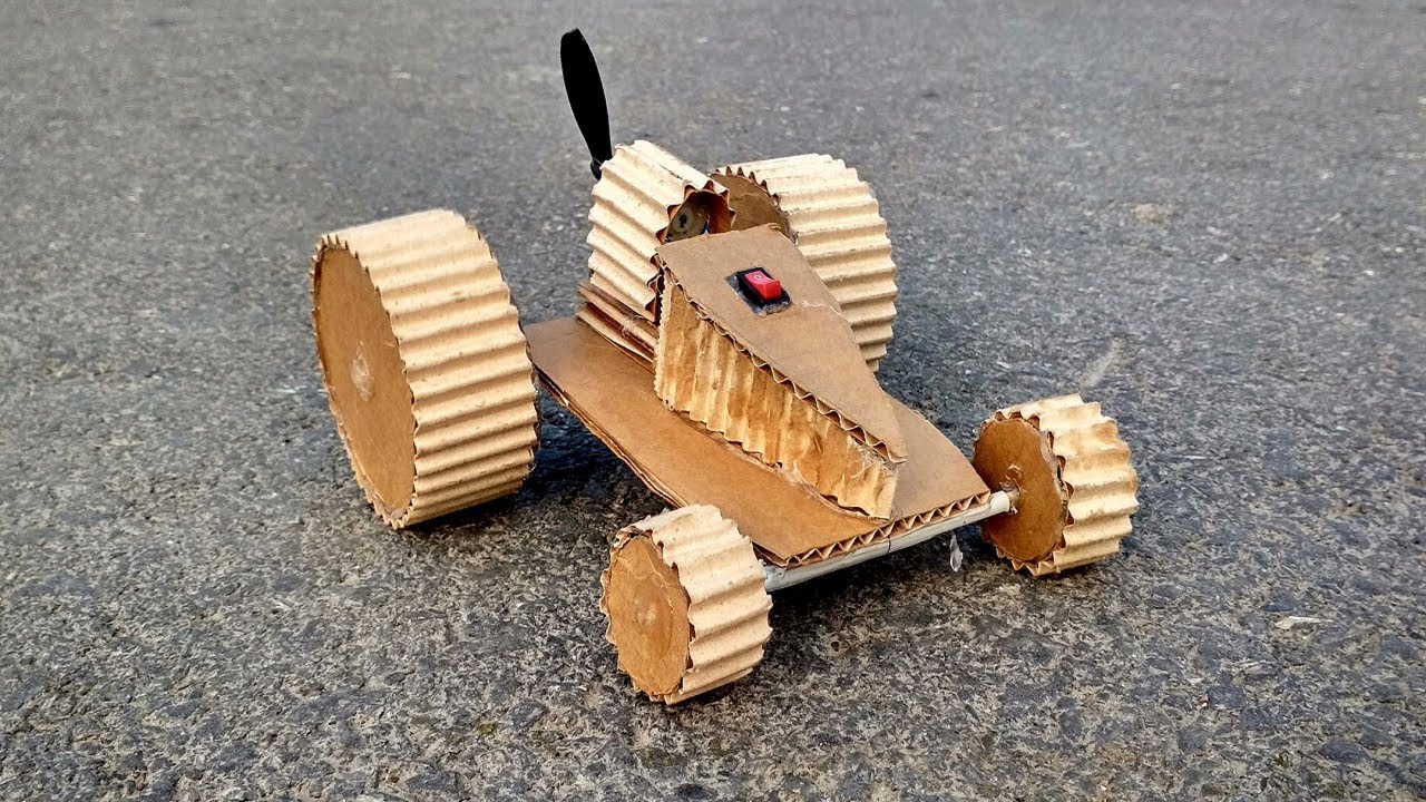 How To Make Amazing F1 Racing Car From Cardboard - DIY RC CAR - YouTube