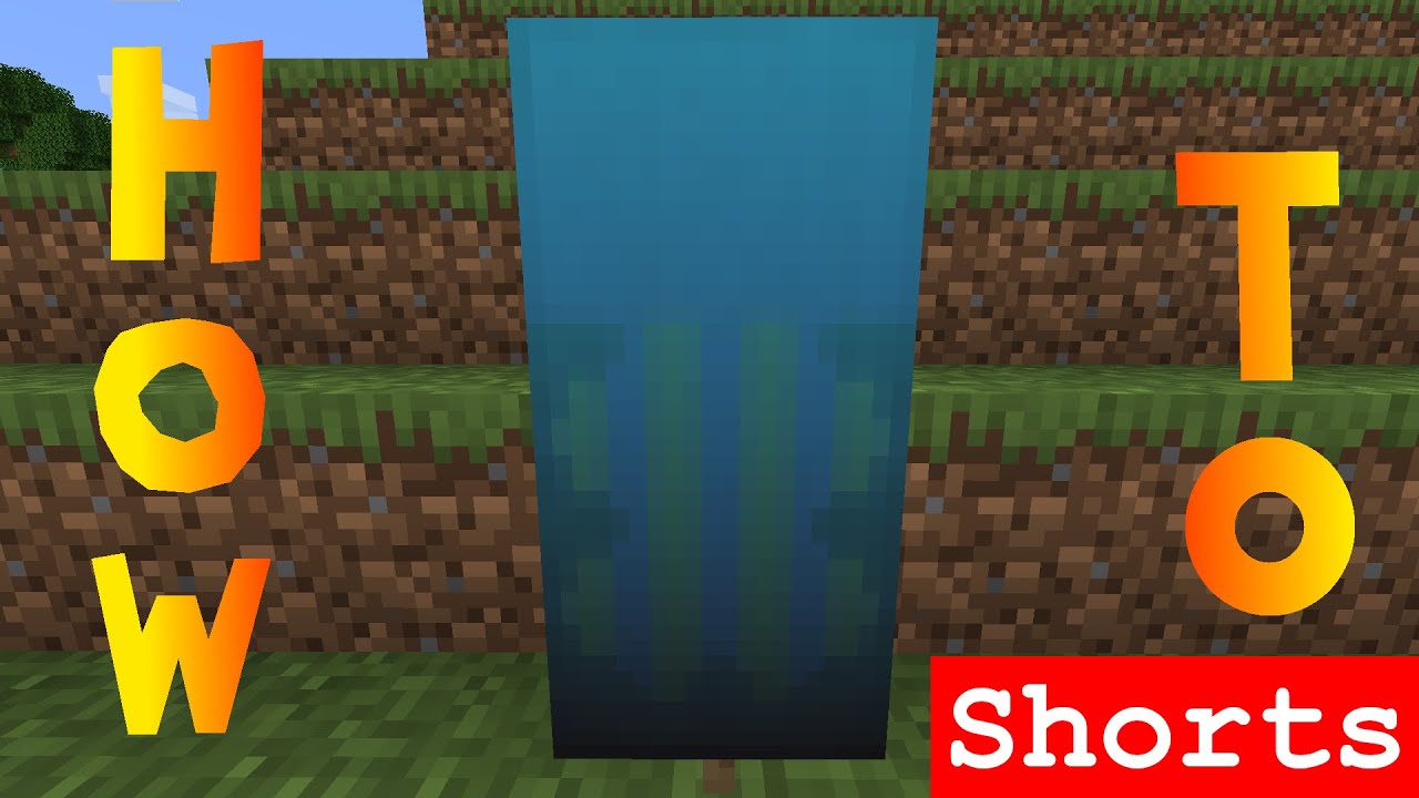 Minecraft: How to Make An Ocean Ravine Banner - Tutorial - YouTube